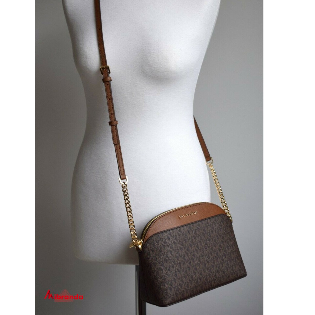 Bandolera DOME Crossbody, de Michael Kors, brown.